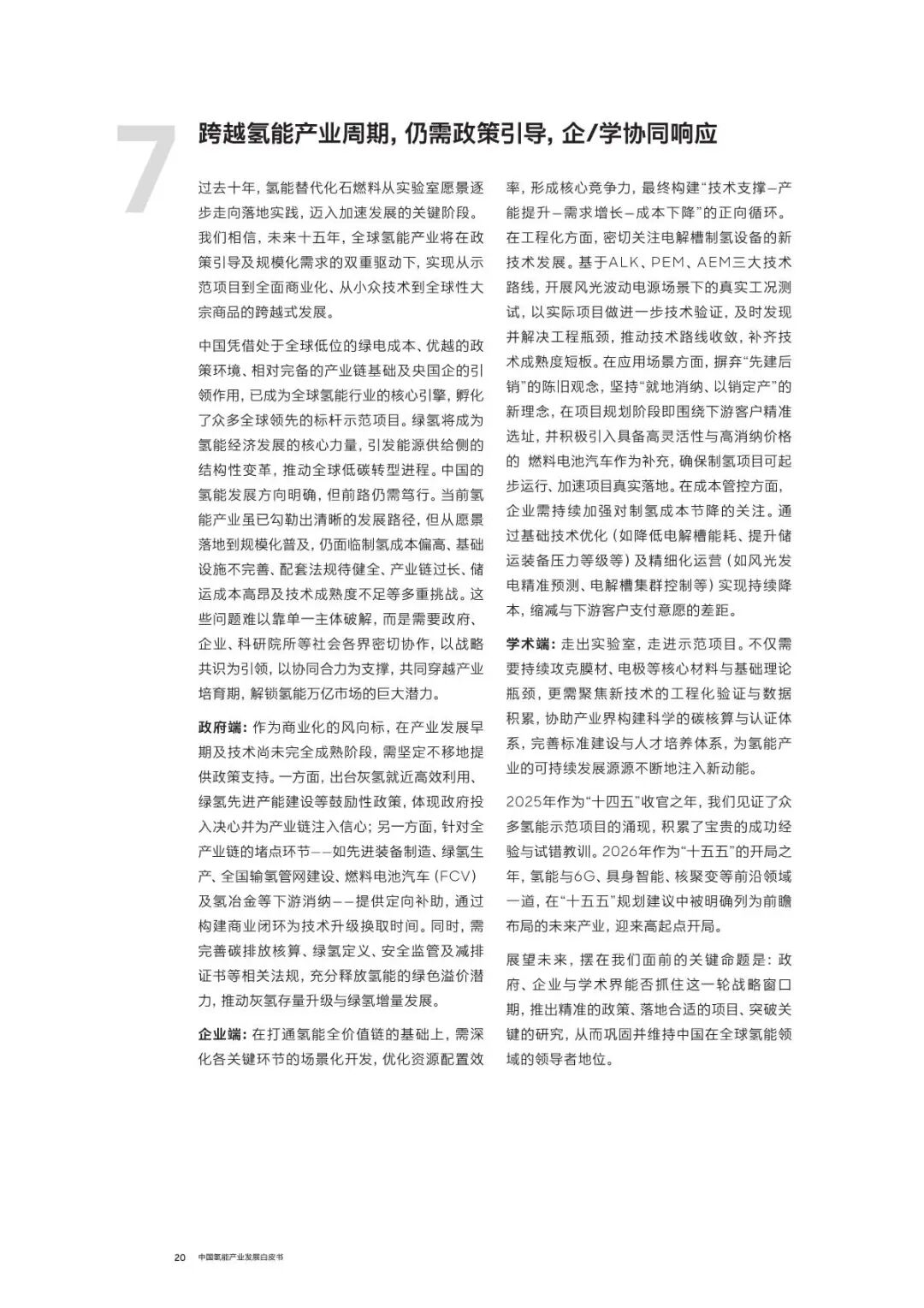 2026年中国氢能产业发展白皮书——“十五五”期间中国氢能产业发展的机遇与挑战 | 坎德拉